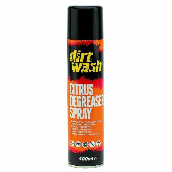 Очиститель цепей и переключателей велосипеда WELDTITE DIRTWASH CITRUS DEGREASER 400 мл