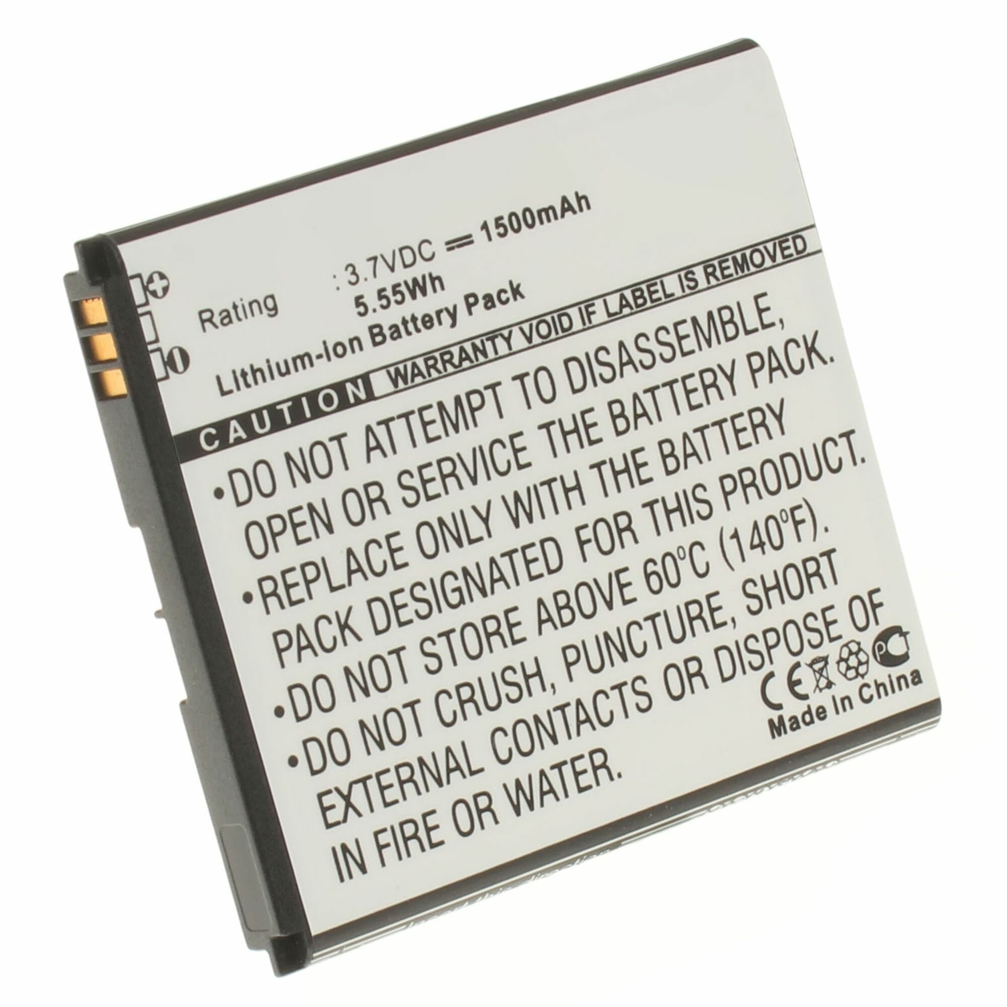 Аккумуляторная батарея iBatt1500mAh для телефонов ZTE Blade L (Li3716T42P3h595251)