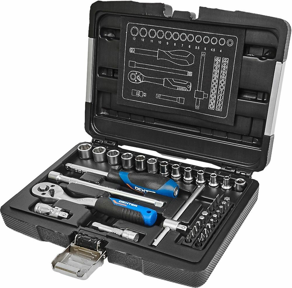 Декстер набор головок (39 предметов)