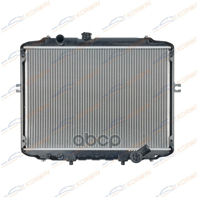 Радиатор охлаждения Hyundai Porter/H-100 2.5 DIESEL паяный KORWIN арт. KWKB2302