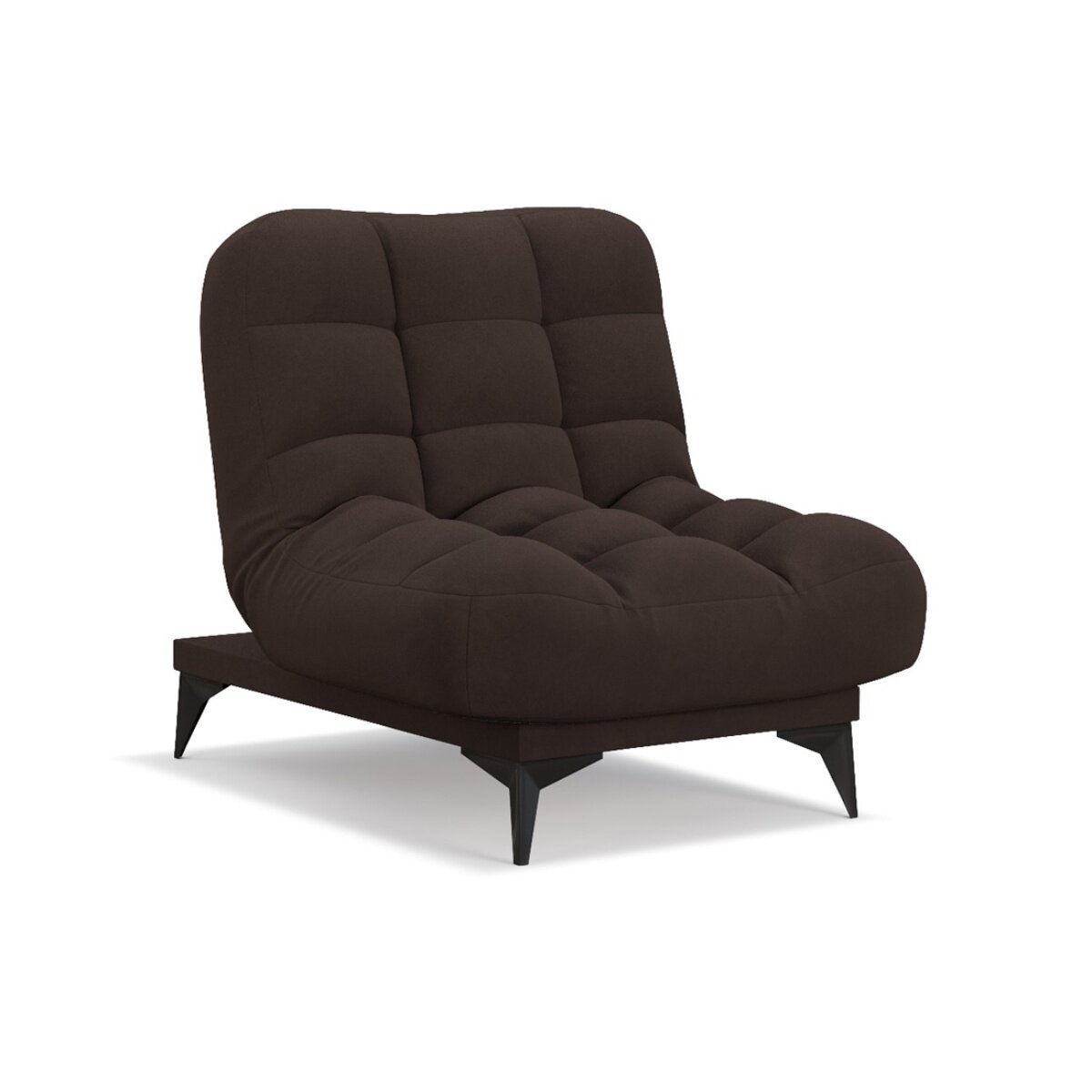 Кресло Сток Диванов Валенсия Brown коричневый, механизм клик-кляк, на ножках