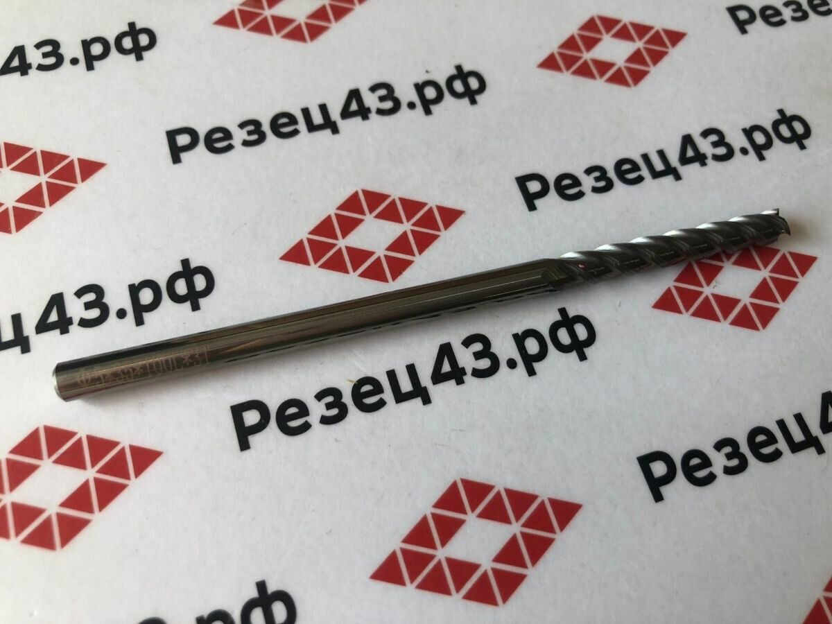 Концевая фреза D5-D5-100mm 3Z, алюминий (HRC55)