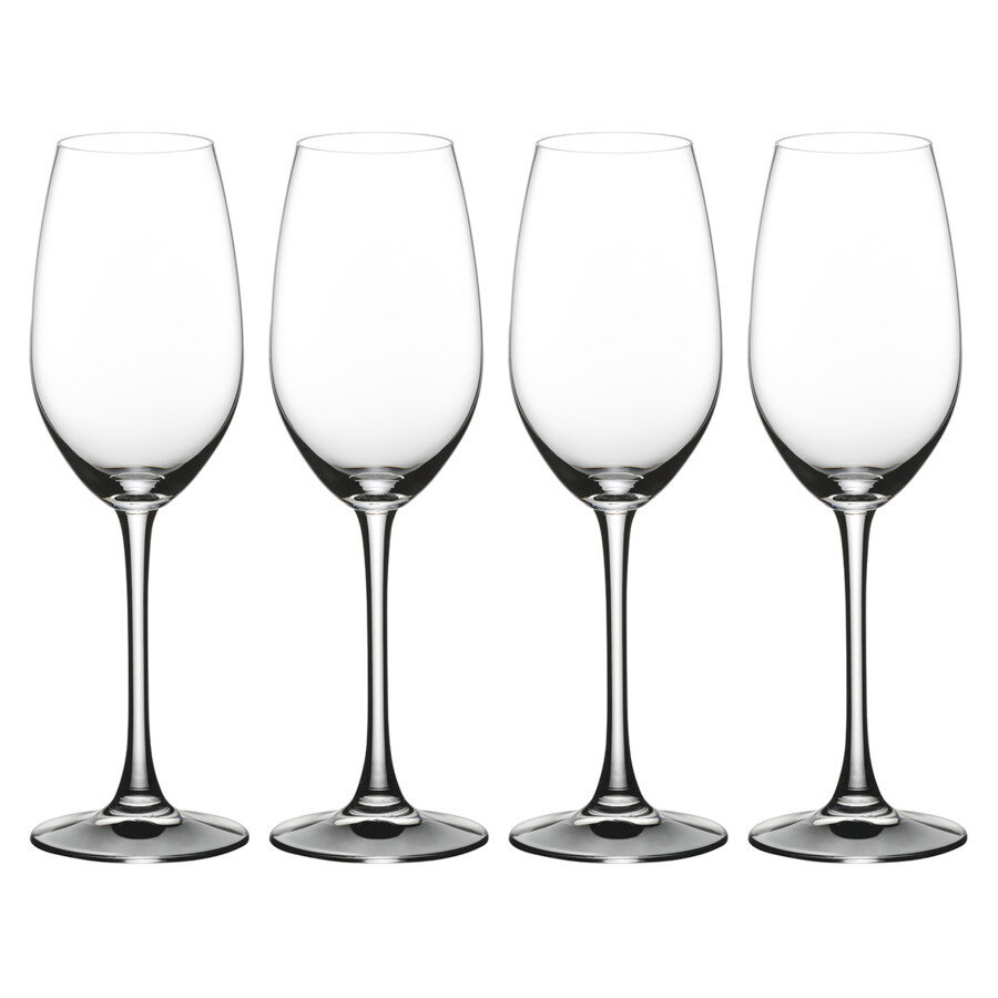 Набор бокалов для шампанского Nachtmann Vivino 260 мл, h21,7хd6,6 см, 4 шт, хрусталь бессвинцовый