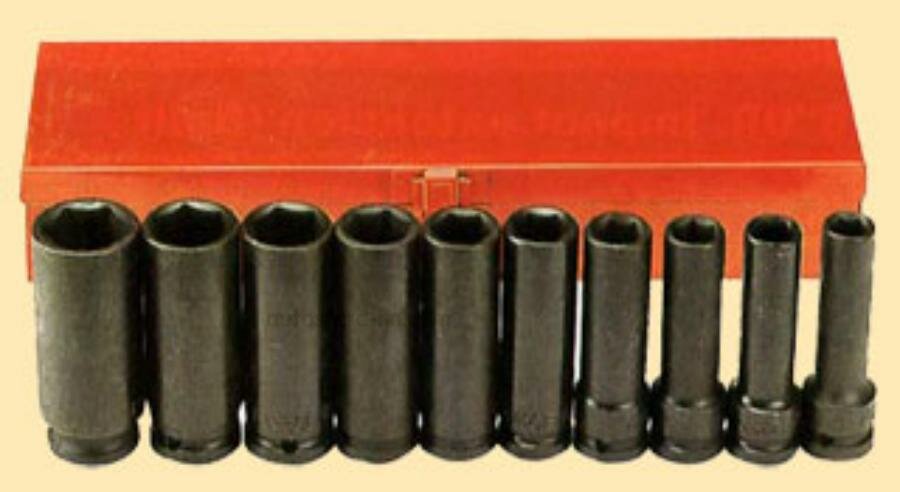 FORCE 4107 1/2 Набор длин. ударн. головок 10пр.