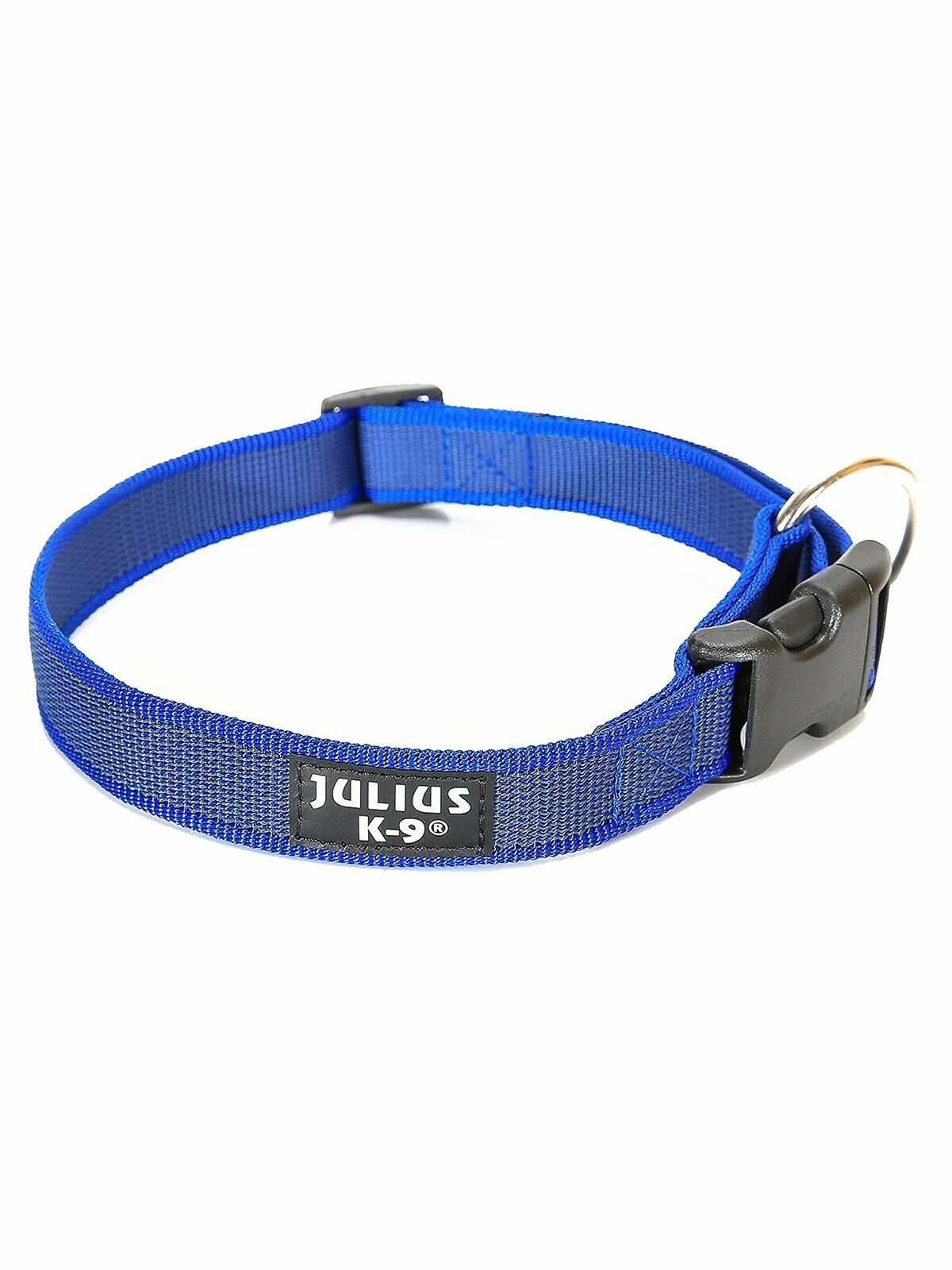 Ошейник для собак Color & Gray (27-42см/2см), сине-серый JULIUS-K9 VLT-660239