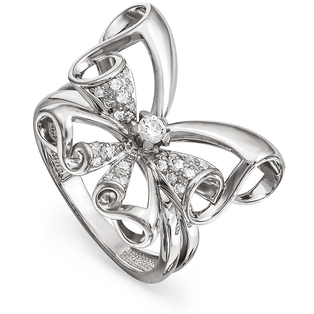 Кольцо, серебро, 925 проба