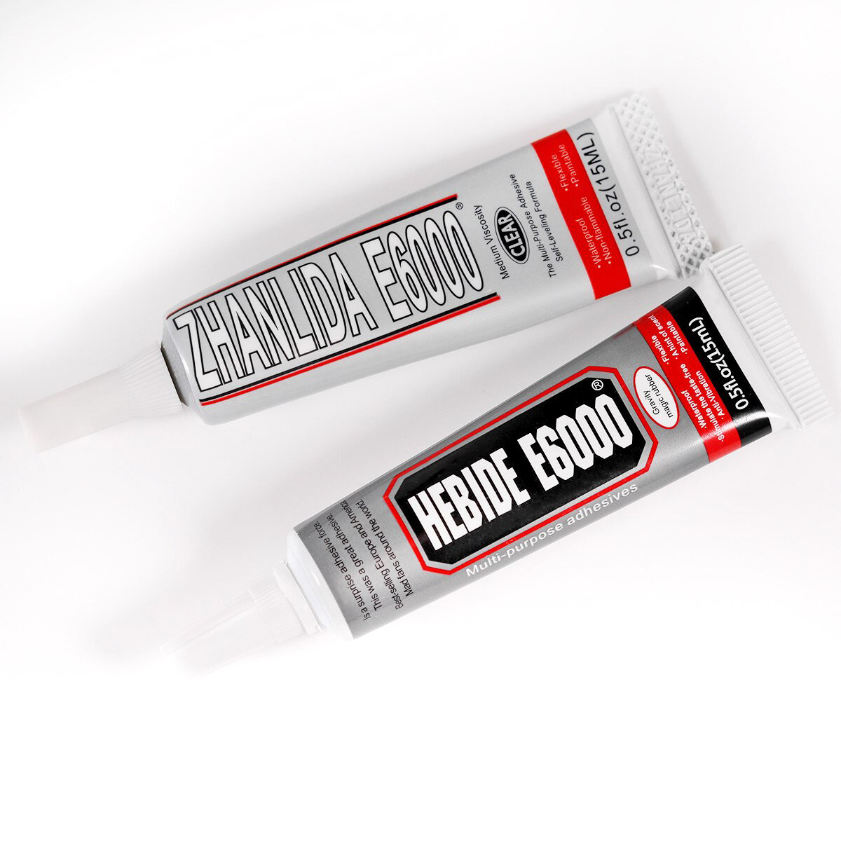 Клей универсальный ювелирный E6000 2 шт./ для страз / для украшений / для рукоделия, 15 мл