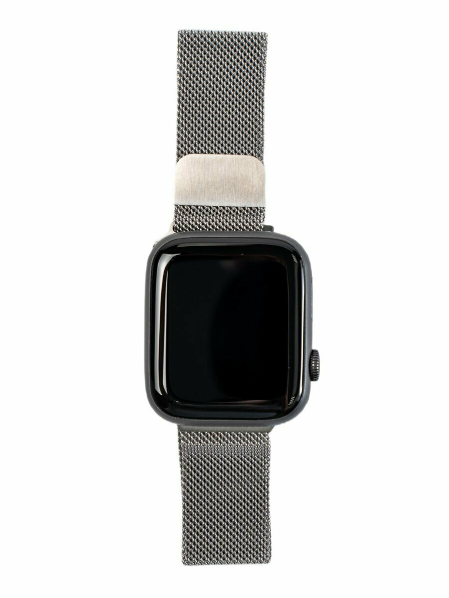 Металлический ремешок для Apple Watch миланская петля 42-44-45 мм Серебристый