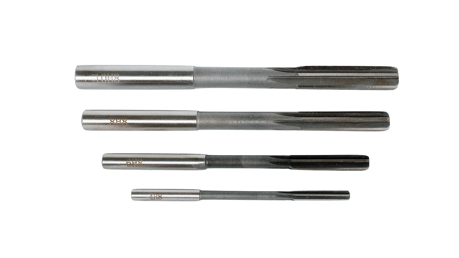 Набор разверток H8 4-6-8-10мм цилиндрический хвостовик 4 предмета