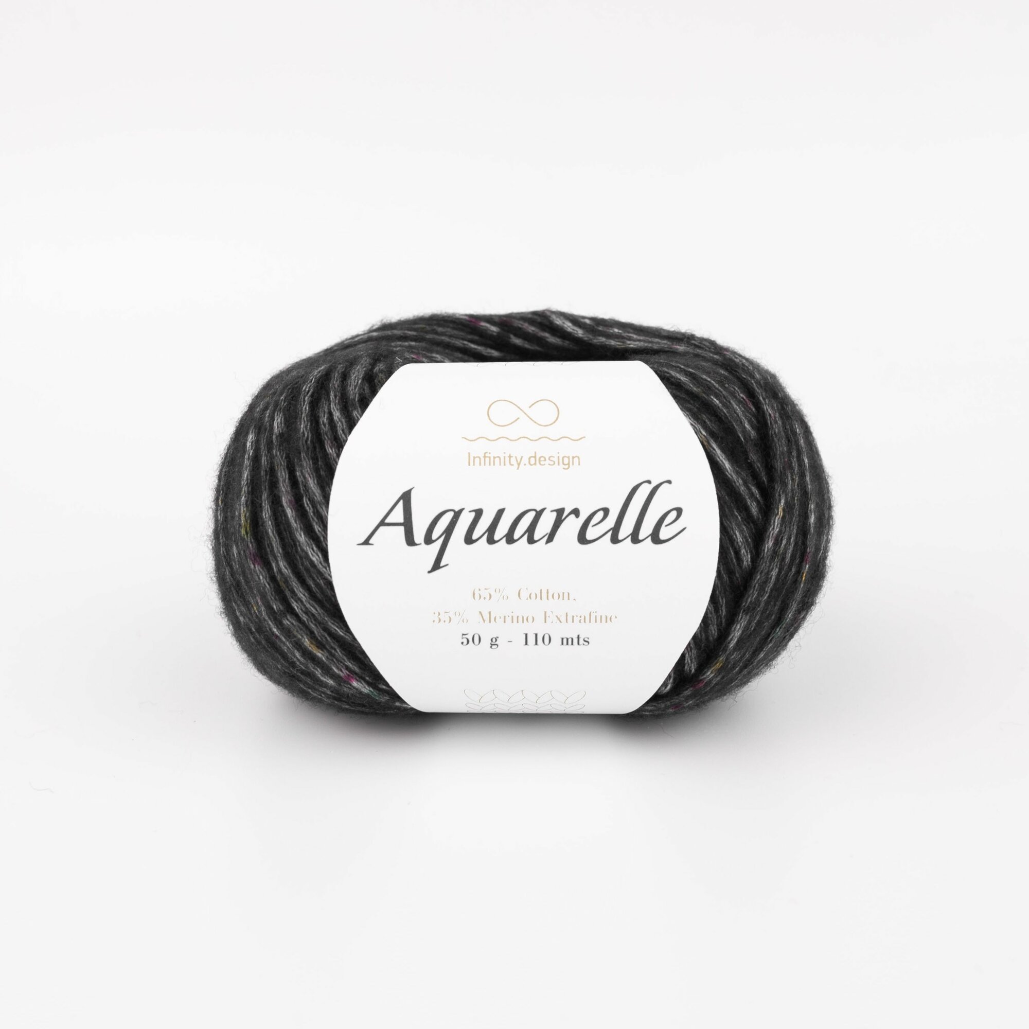 Пряжа INFINITY Aquarelle Print 1090 (1 моток), 65% хлопок, 35% мериносовая шерсть, 50г, 110м