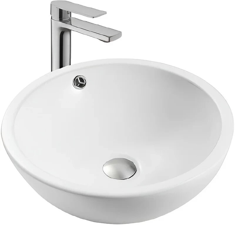 Раковина-чаша Aquatek AQ5354-MW 44x44 см, накладная, белый матовый