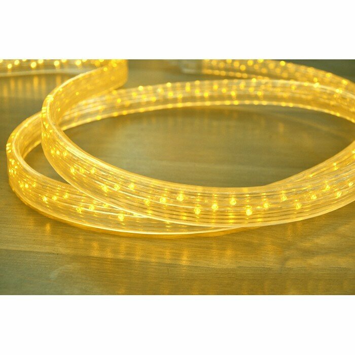 Дюралайт светодиодный декоративный LED 2W 13 мм. желтый 6 метров