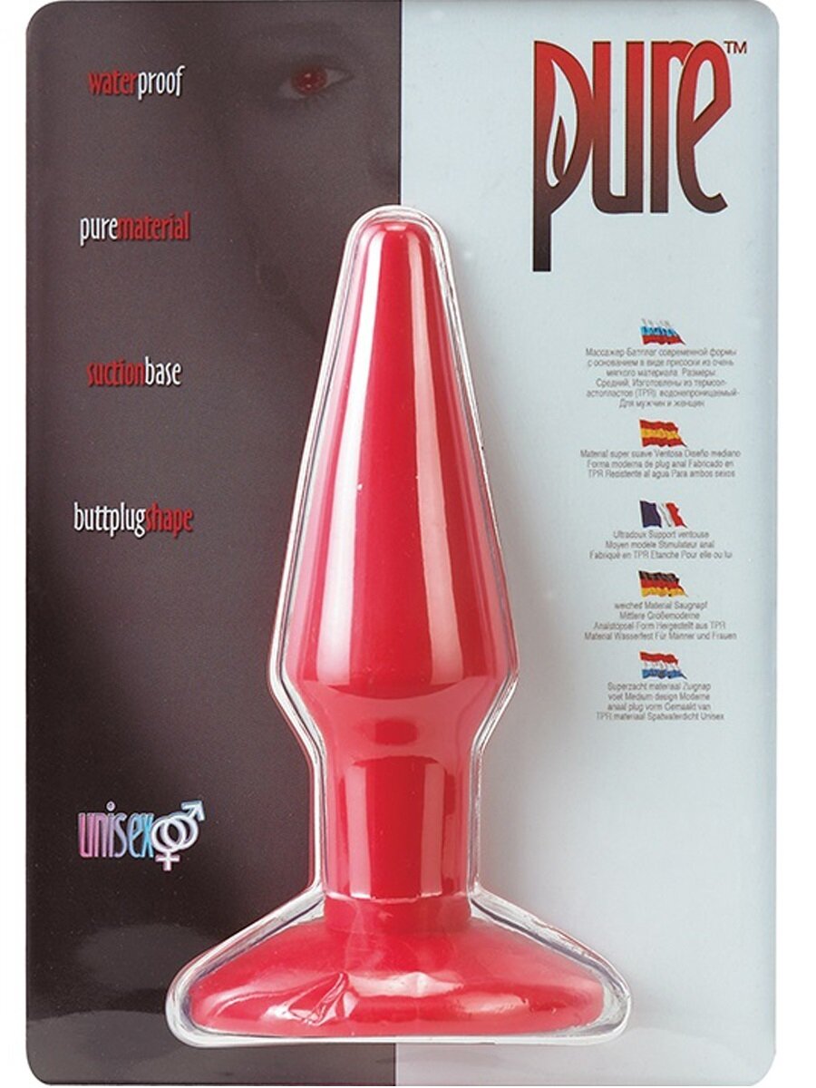 Анальная пробка "PURE MODERN BUTT PLUG" 12см