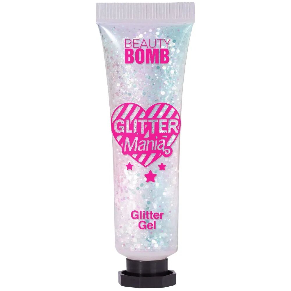Глиттер гель для лица Beauty Bomb Glitter Mania, тон 01 Sensation 15мл