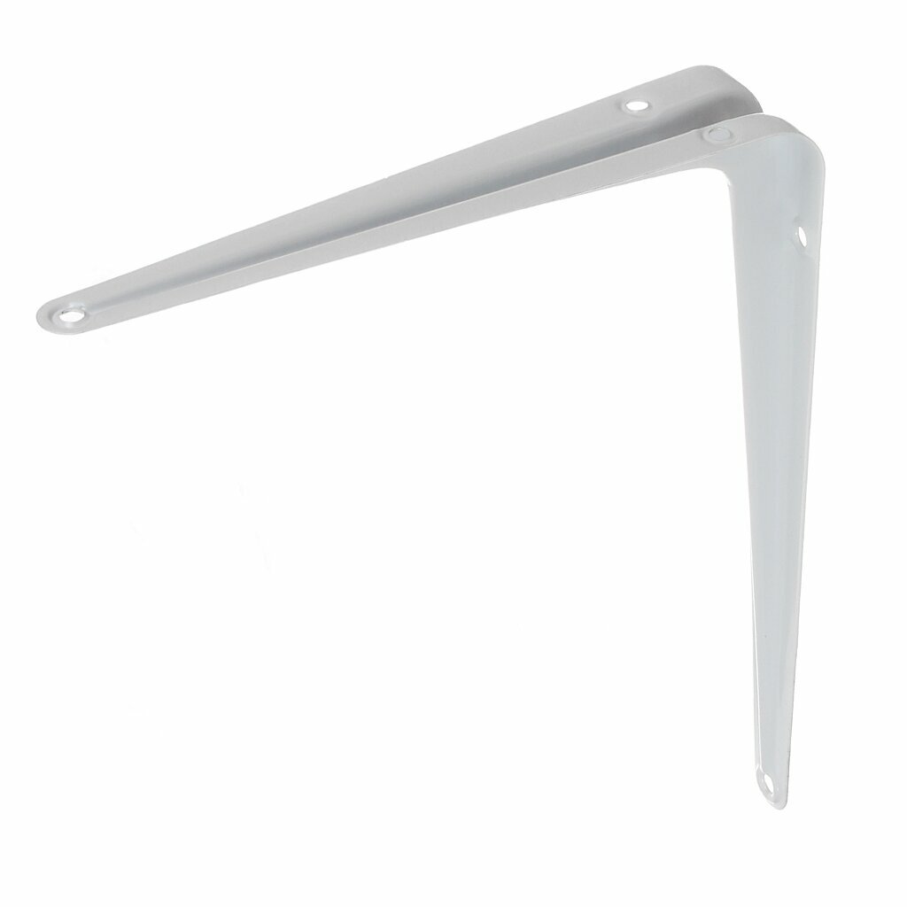 Кронштейн для полок Apecs SB, стальной, 225x200 мм, белый, Китай