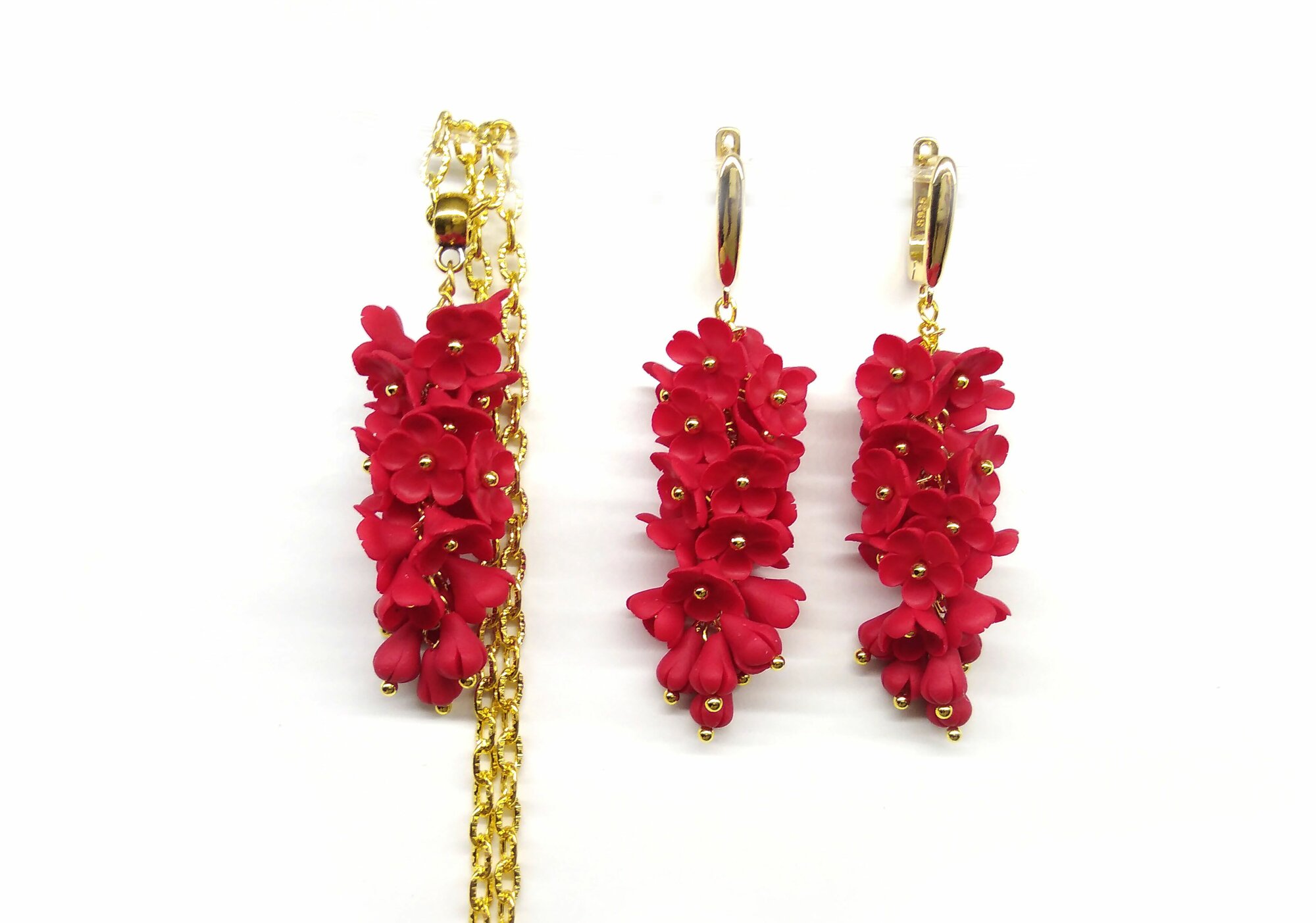 Комплект бижутерии, агат