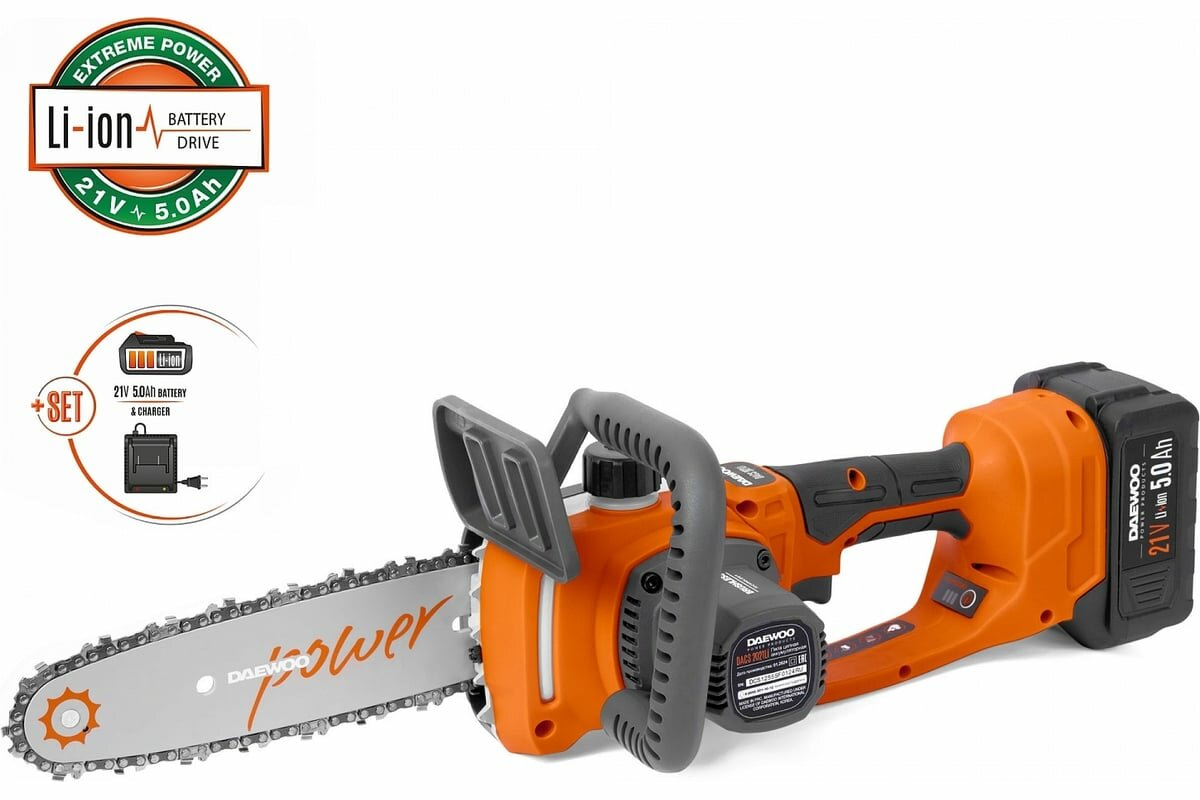 Аккумуляторная пила DAEWOO DACS dacs 2021 li set с акб и зу 2021Li SET
