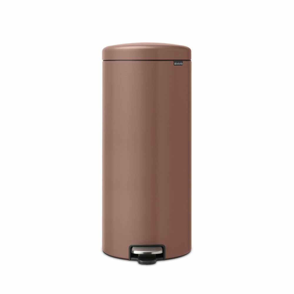 Бак мусорный Brabantia "NewIcon" с педалью светло-коричневый 30л 234040