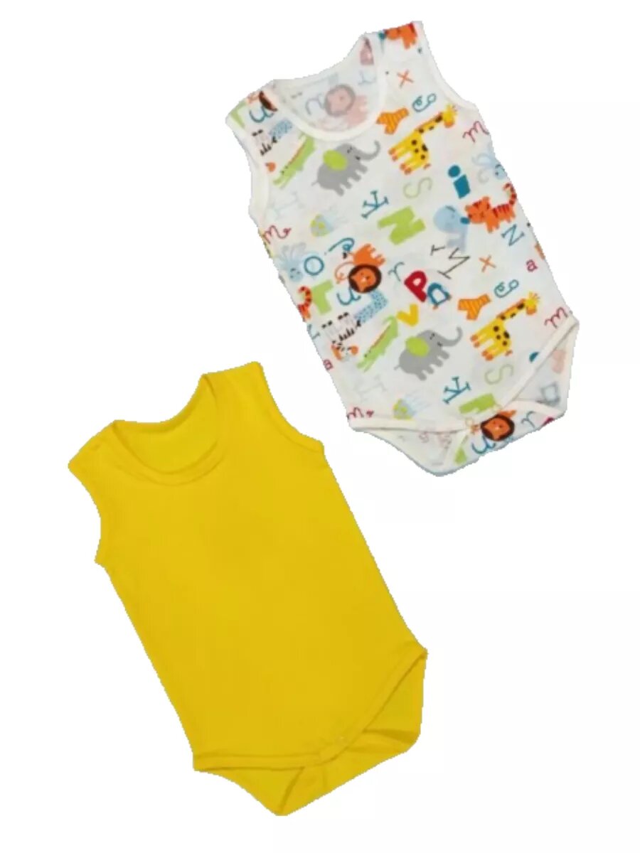 Боди базовая, комплект из 2 шт.