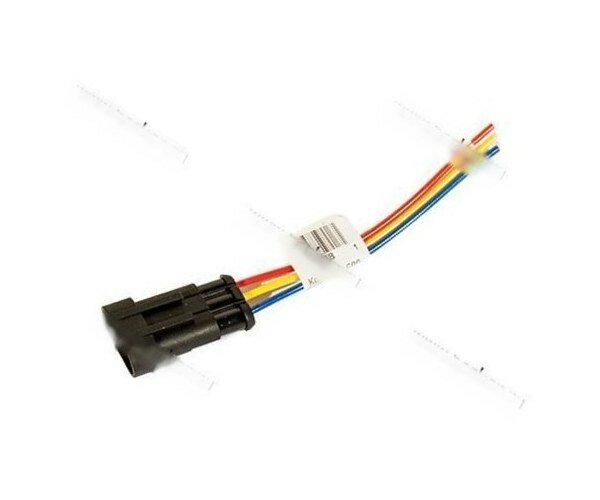 Колодка соединительная 3 контактная 1,5мм штырь автоэлектроника герметичная с проводом 0,50мм кв