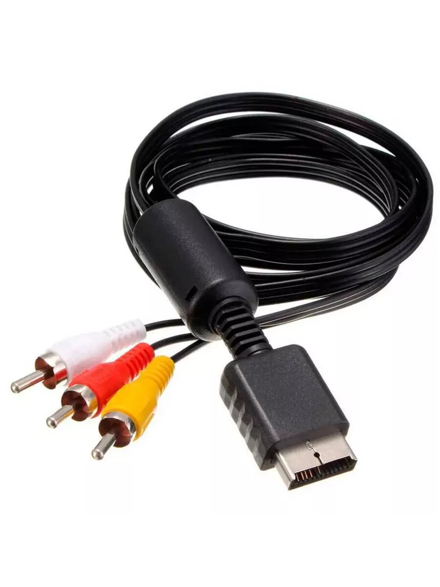 Кабель PlayStation AV PS1, PS2, PS3 (3 RCA)