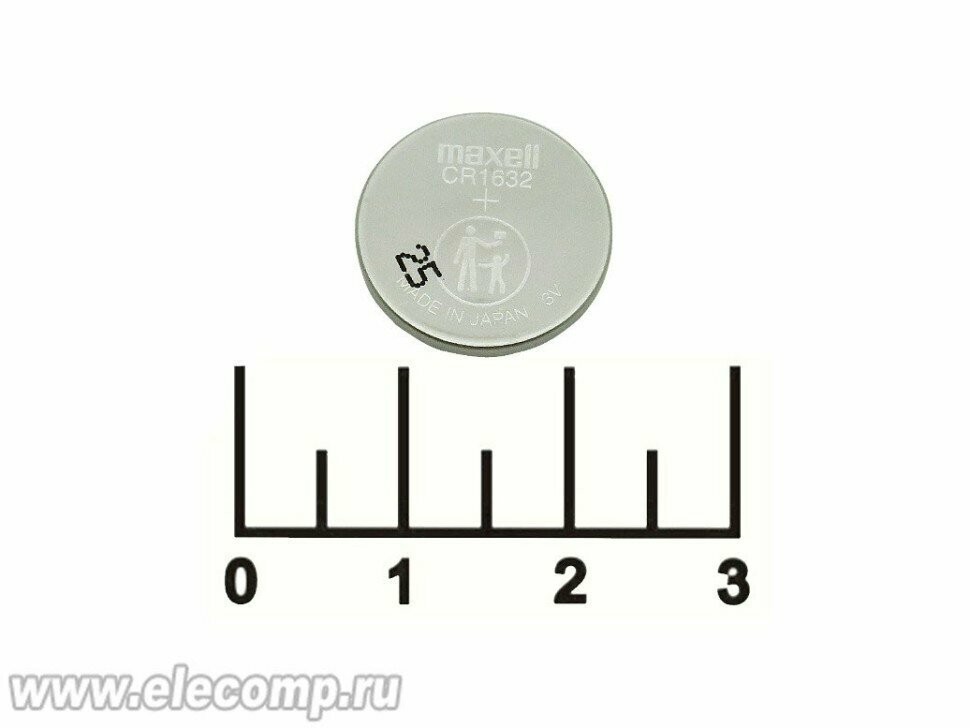 Батарейка CR1632 3V Maxell Lithium