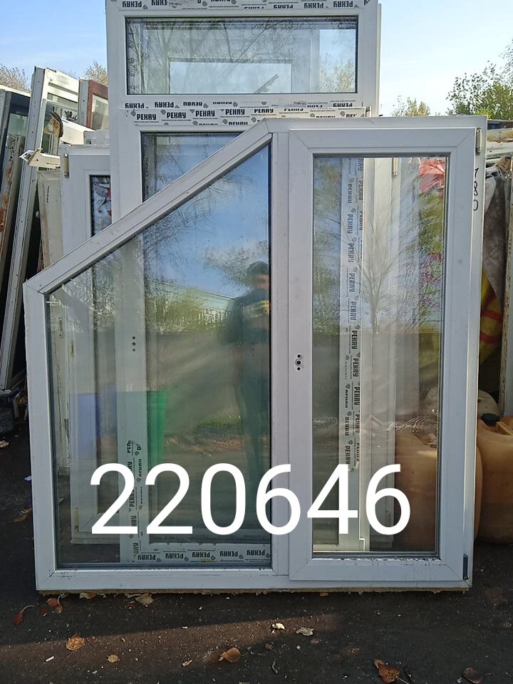 Пластиковые Окна Б/У 1590(в) х 1510(ш) Треугольные