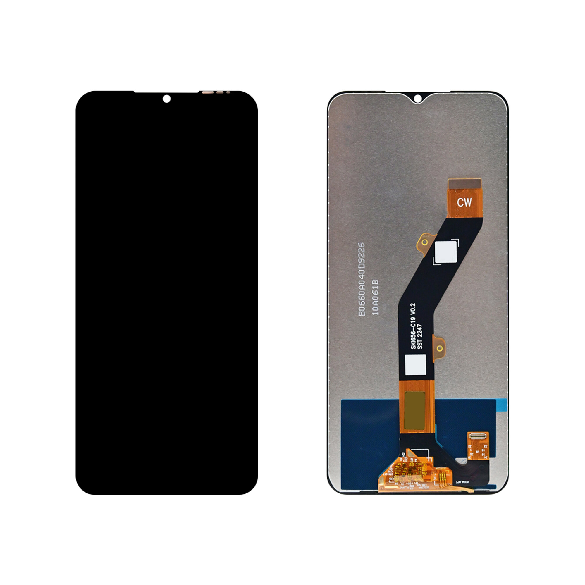 Дисплей (экран) в сборе с тачскрином для Infinix Hot 30i (X669D) черный / 720x1612