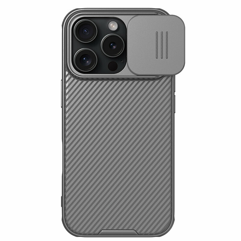 Накладка Nillkin Cam Shield Pro пластиковая для iPhone 16 Pro Grey (серая)