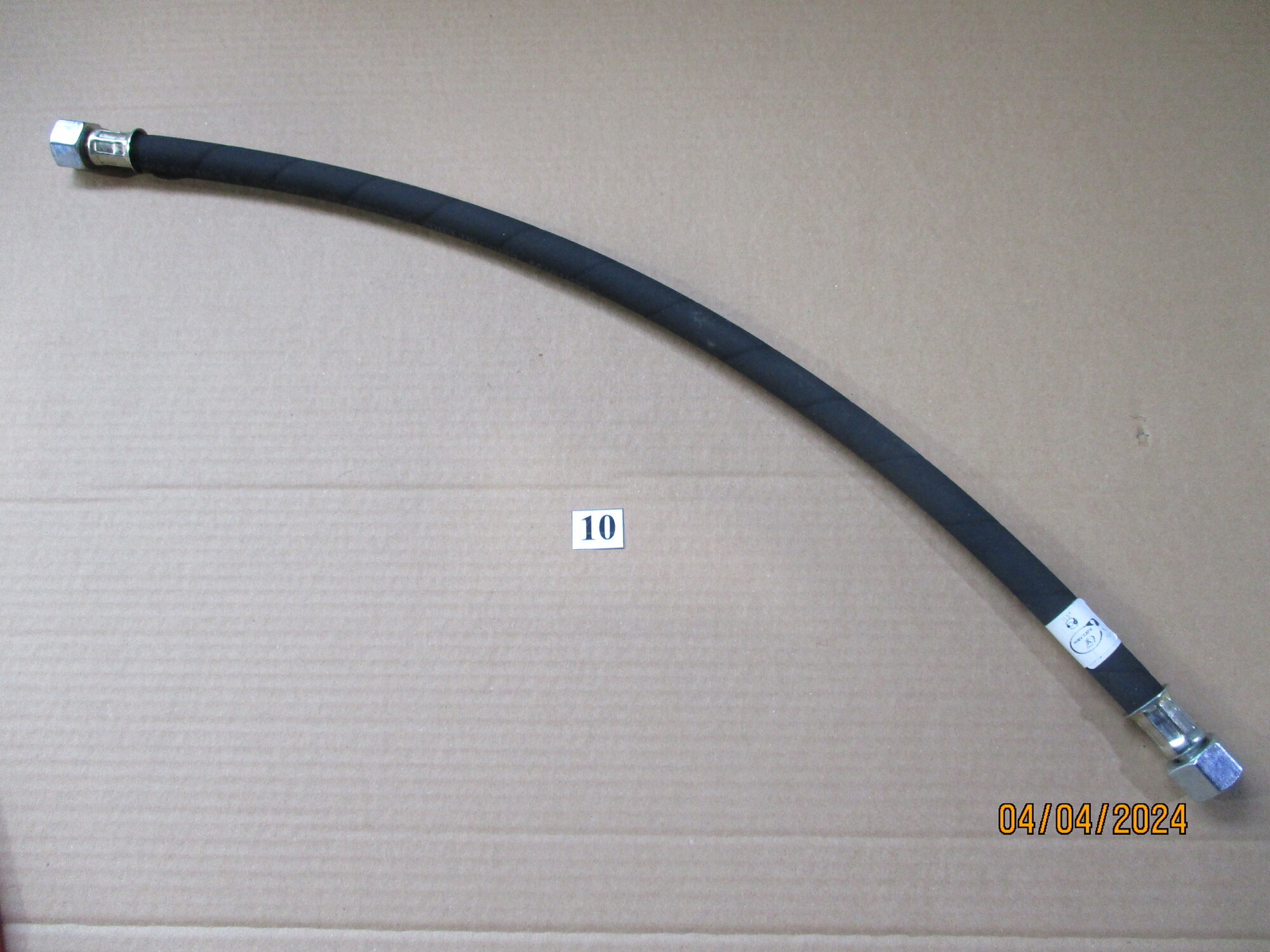 Шланг тормозной КамАЗ. L=640мм (гайка/гайка,24)