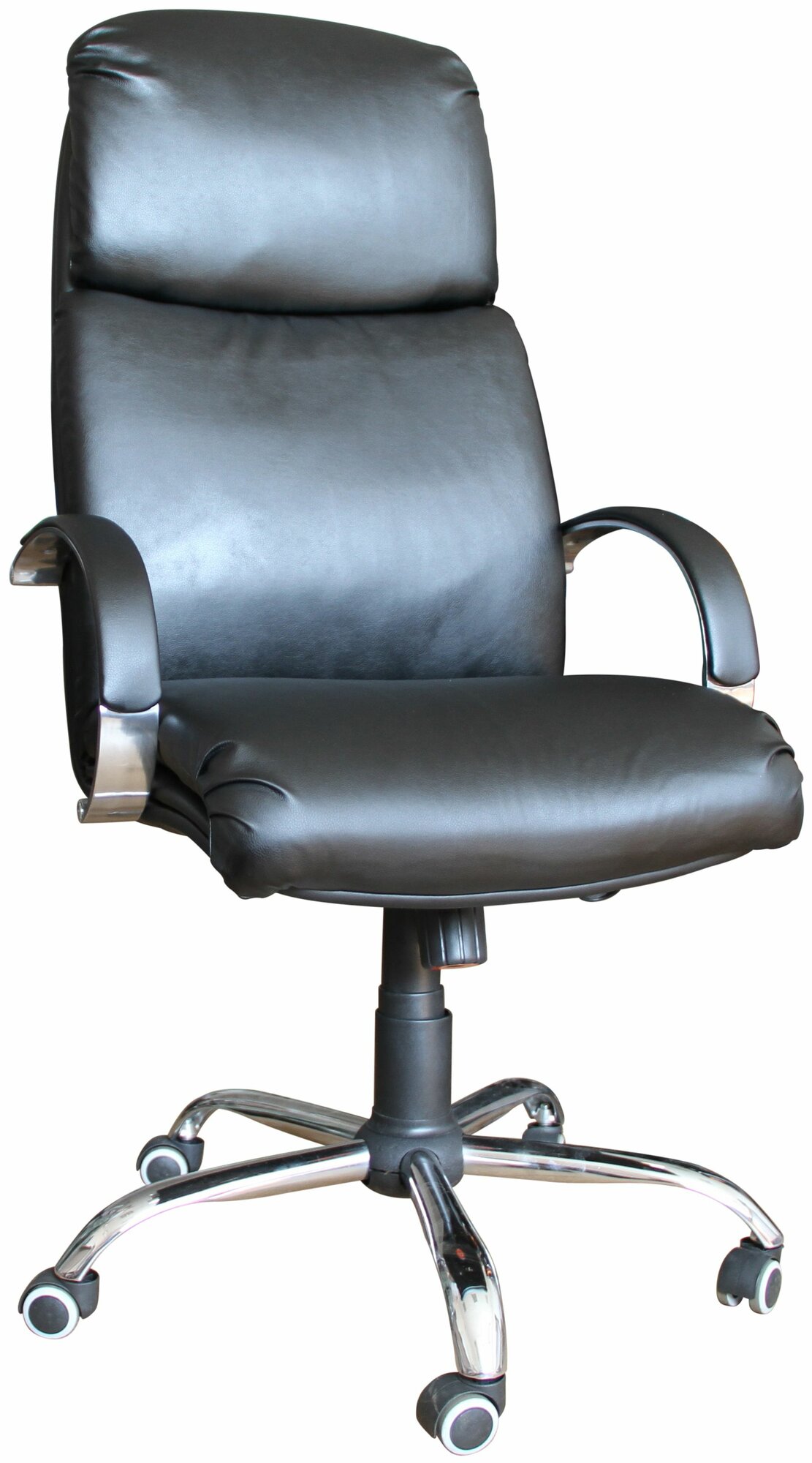 Надир хром искусственная кожа MAGIC черная