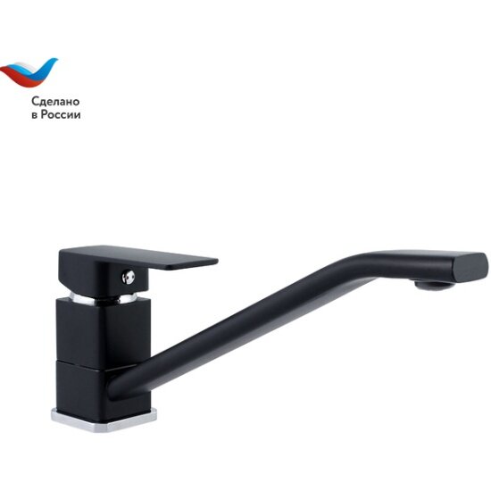 Смеситель для мойки Славен с длинным изливом, одноручный Н21 СЛ-ОД-Н2Ч
