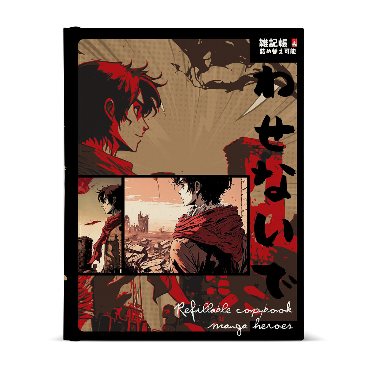 Тетрадь со сменным блоком Альт А5 (170 х 225 мм) "MANGA.FANTASTIC HEROES" 80л, клетка Арт. 7-80-081/06