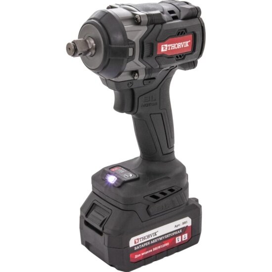 Гайковерт Thorvik ударный, аккумуляторный, бесщёточный 1/2"DR, 21В, 890 Нм