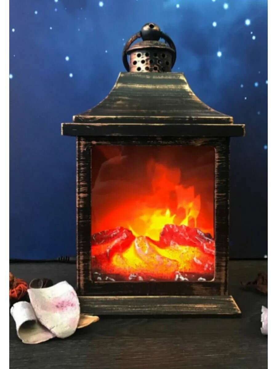 Декоративный новогодний камин электрический на Новый Год