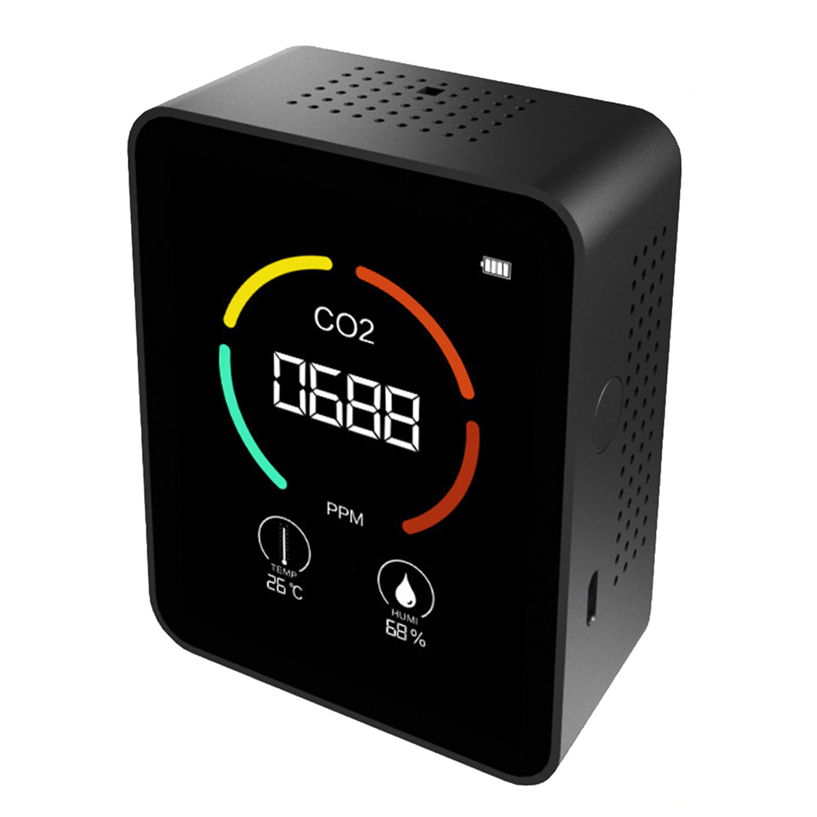 Монитор качества воздуха Измеритель углекислого газа 3в1 для измерения температуры