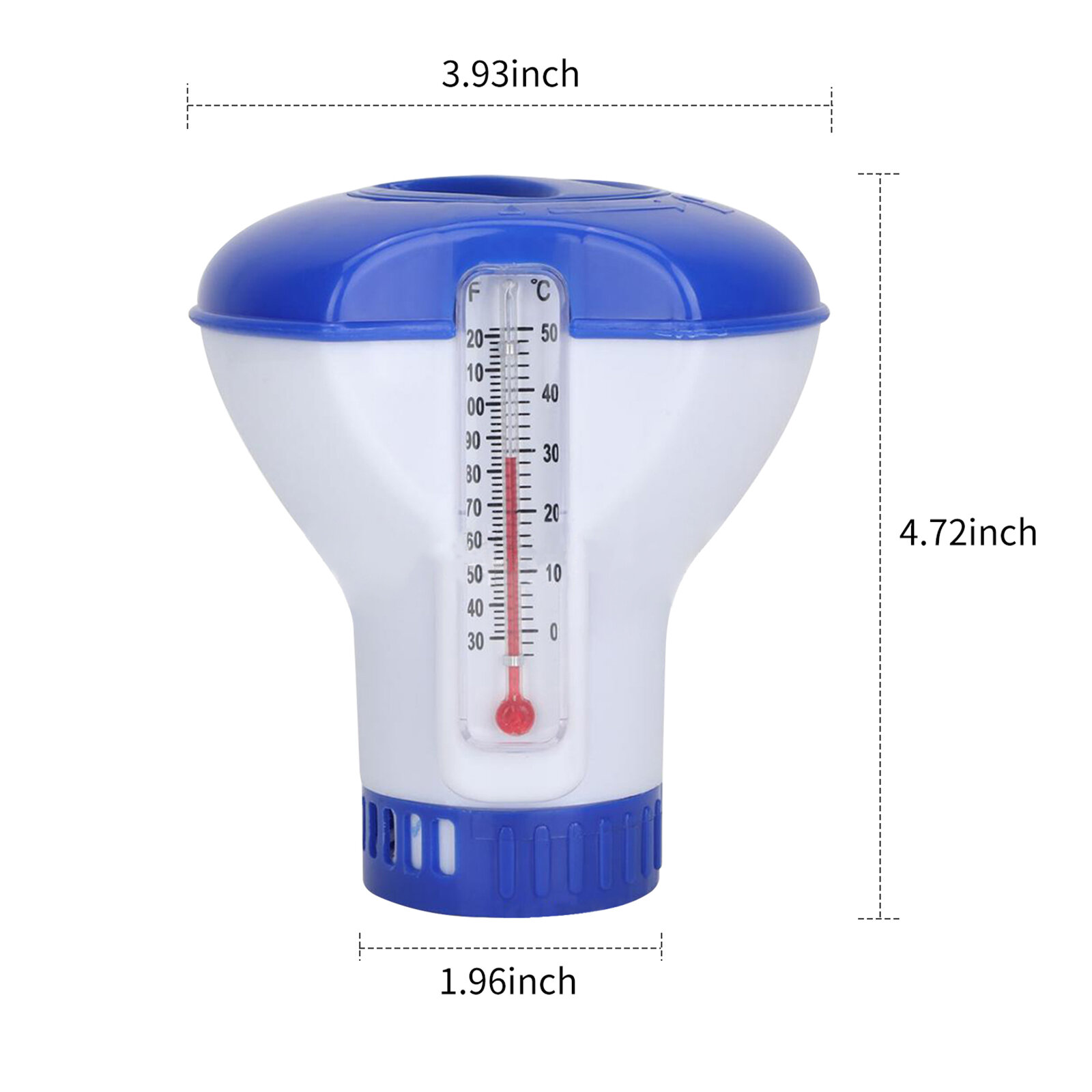 Дозатор хлора с термометром, плавающий, для открытых и закрытых водоемов