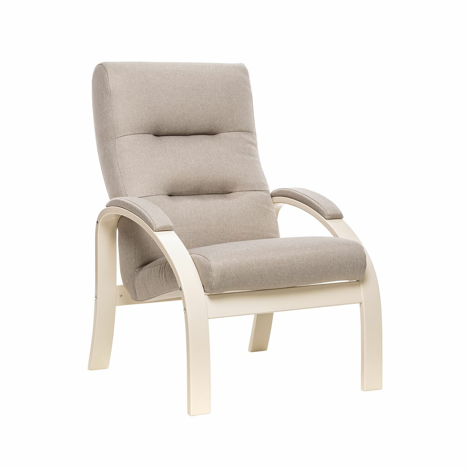 Кресло Leset Лион Слоновая кость, ткань Malmo 05