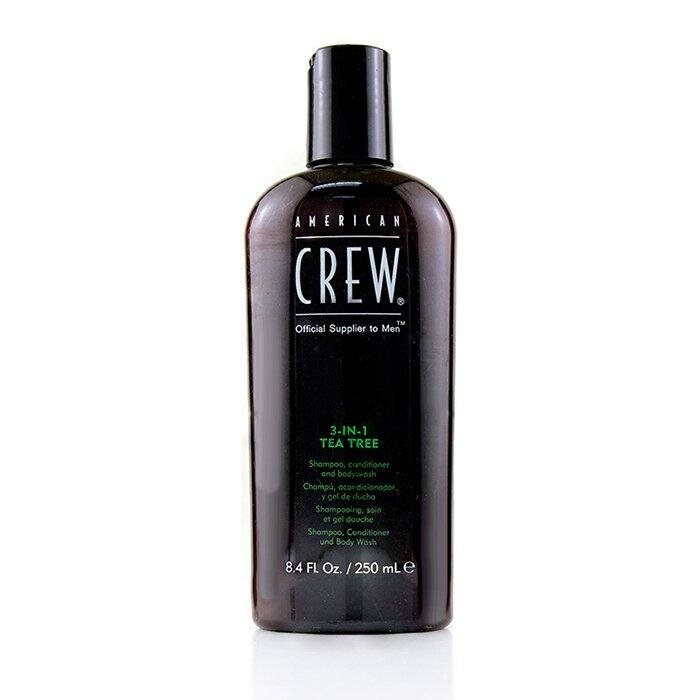 American CREW Tee Tree Средство 3 в 1 чайное дерево (шампунь, кондиционер и гель для тела), 250 мл