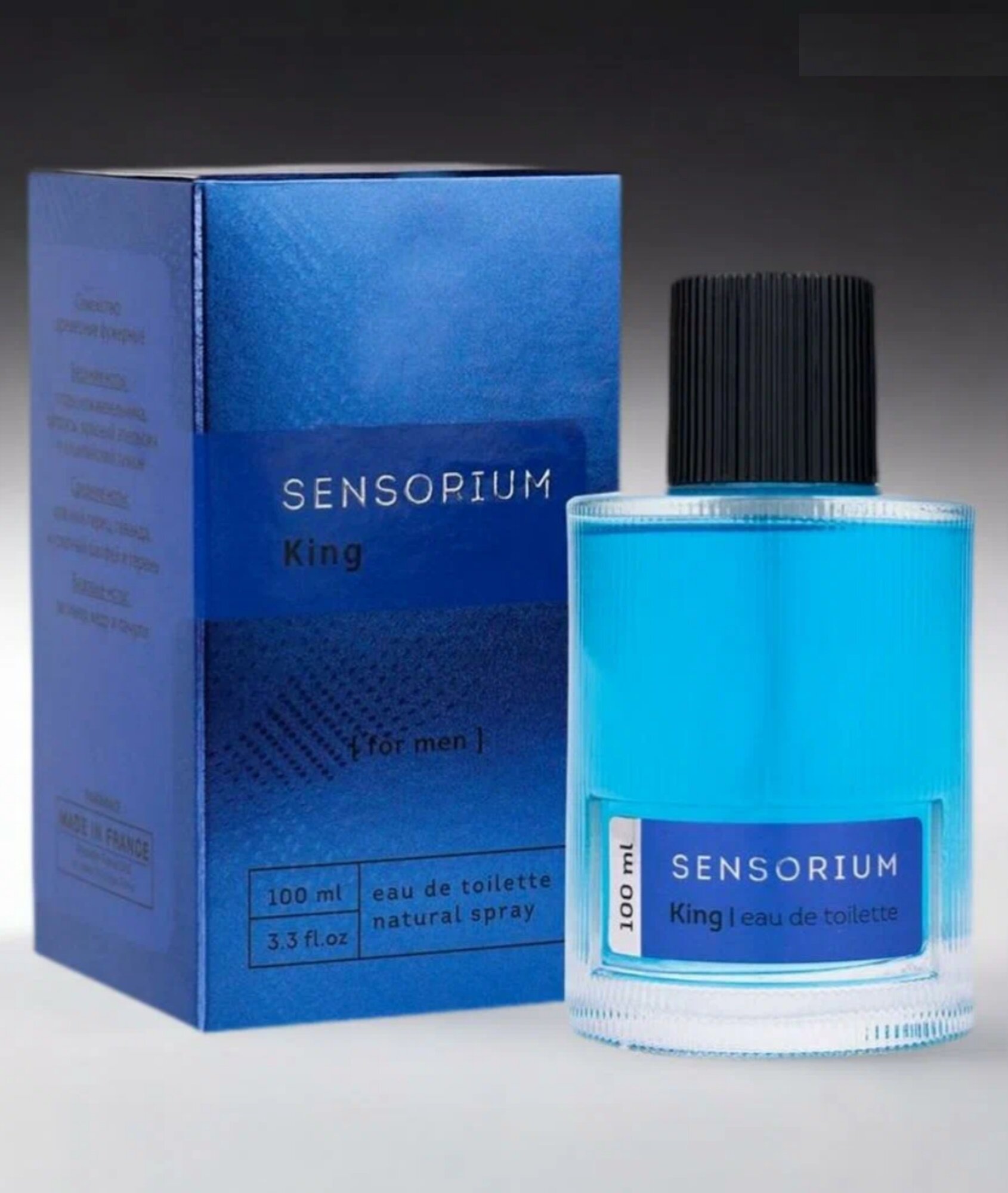 Парфюмерная вода VINCI Sensorium King, мужская, верхние ноты: красный апельсин, лимон, можжевельник
