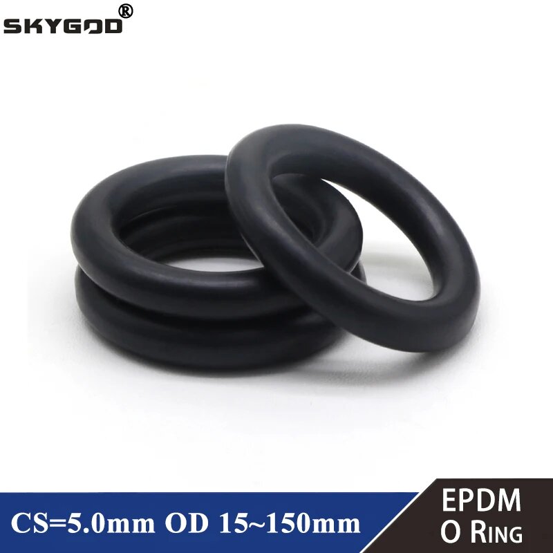10 шт. уплотнительных колец EPDM 5 мм черные OD 30mm ID 20mm