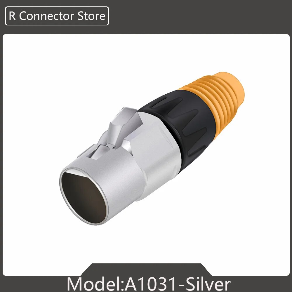 XLR Female Connector Silver A1031