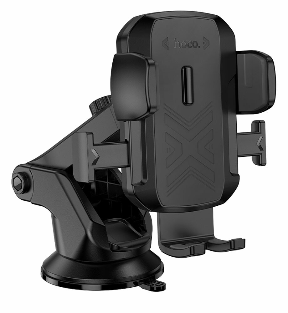 Держатель для телефона на торпеду Hoco H65 Gamble one-button car holder (center console) black