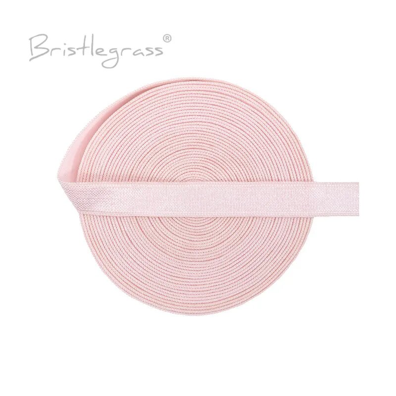 BRISTLEGRASS Резинки для бюстгальтера 10 м Розовый, 5 Yards, Powder Pink