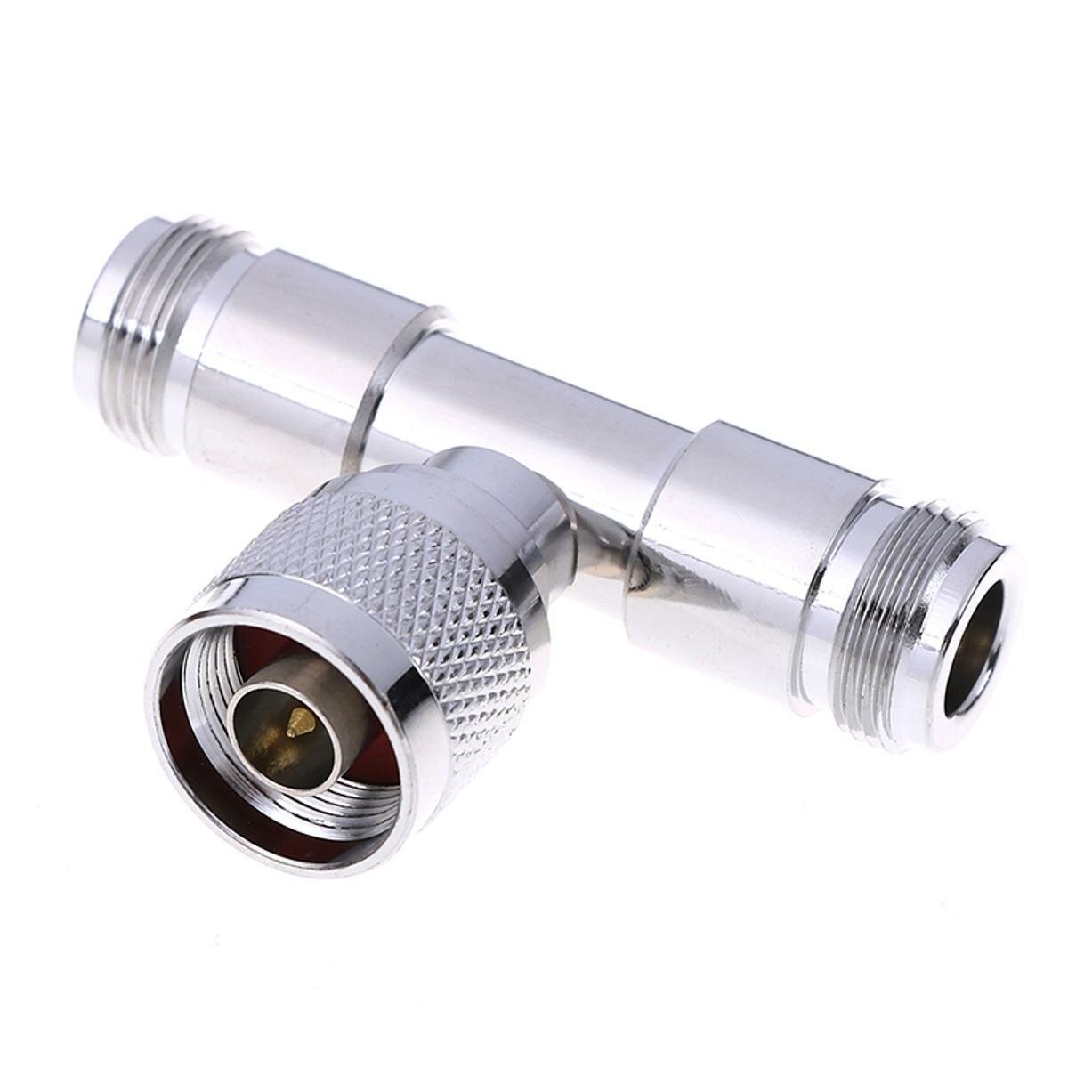 Разъем-адаптер антенны RF в форме «папа» типа N на двойной разъем 2 типа N-мама