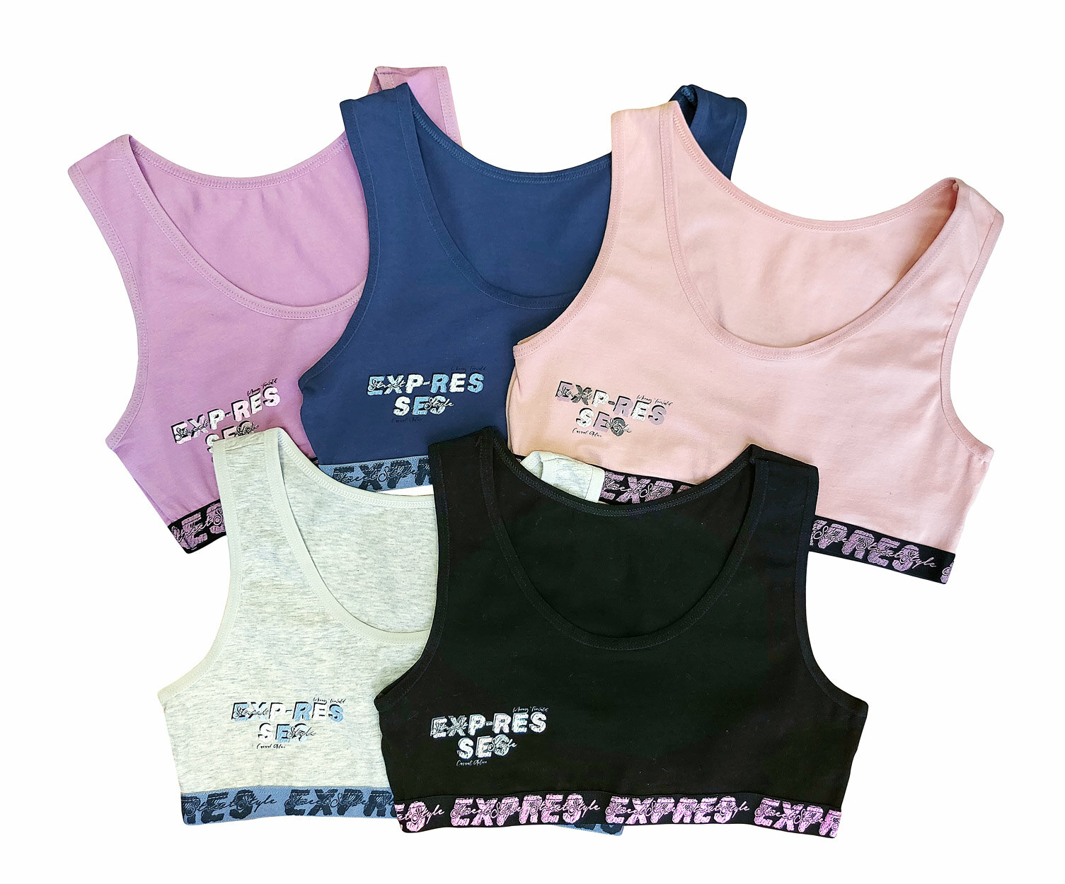 Топ  Подростковые топы DONELLA для девочек, комплект из 5 шт.