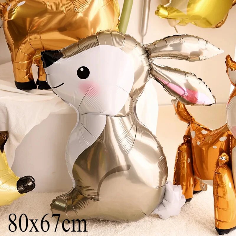 Фольгированный шар "Кролик" 80x67 см, Rabbit 1pc