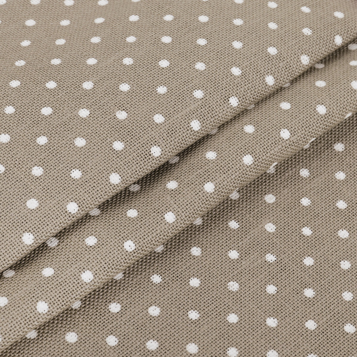 Zweigart Belfast канва K32, 100% лён, размер 50 х 70 см ±2 см, бежевый в горошек, №5379