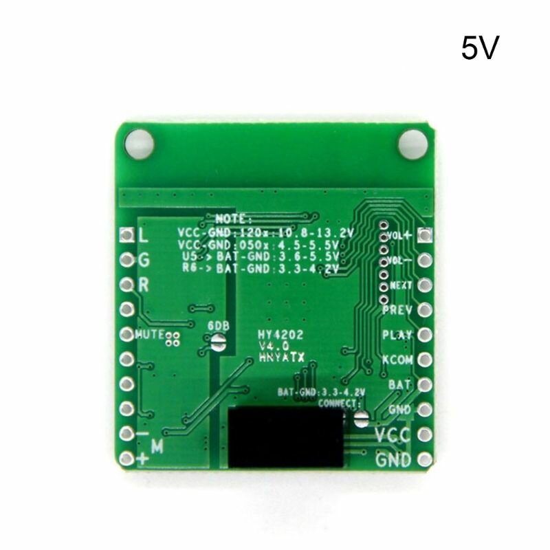 Блютуз адаптер с поддержкой aptX LL для Hi-Fi музыки, изоляция постоянного тока 5V