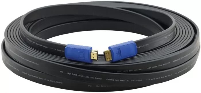 [c-hm/hm/flat/eth-50] кабель kramer hdmi-hdmi (вилка - вилка) 15,2 м.